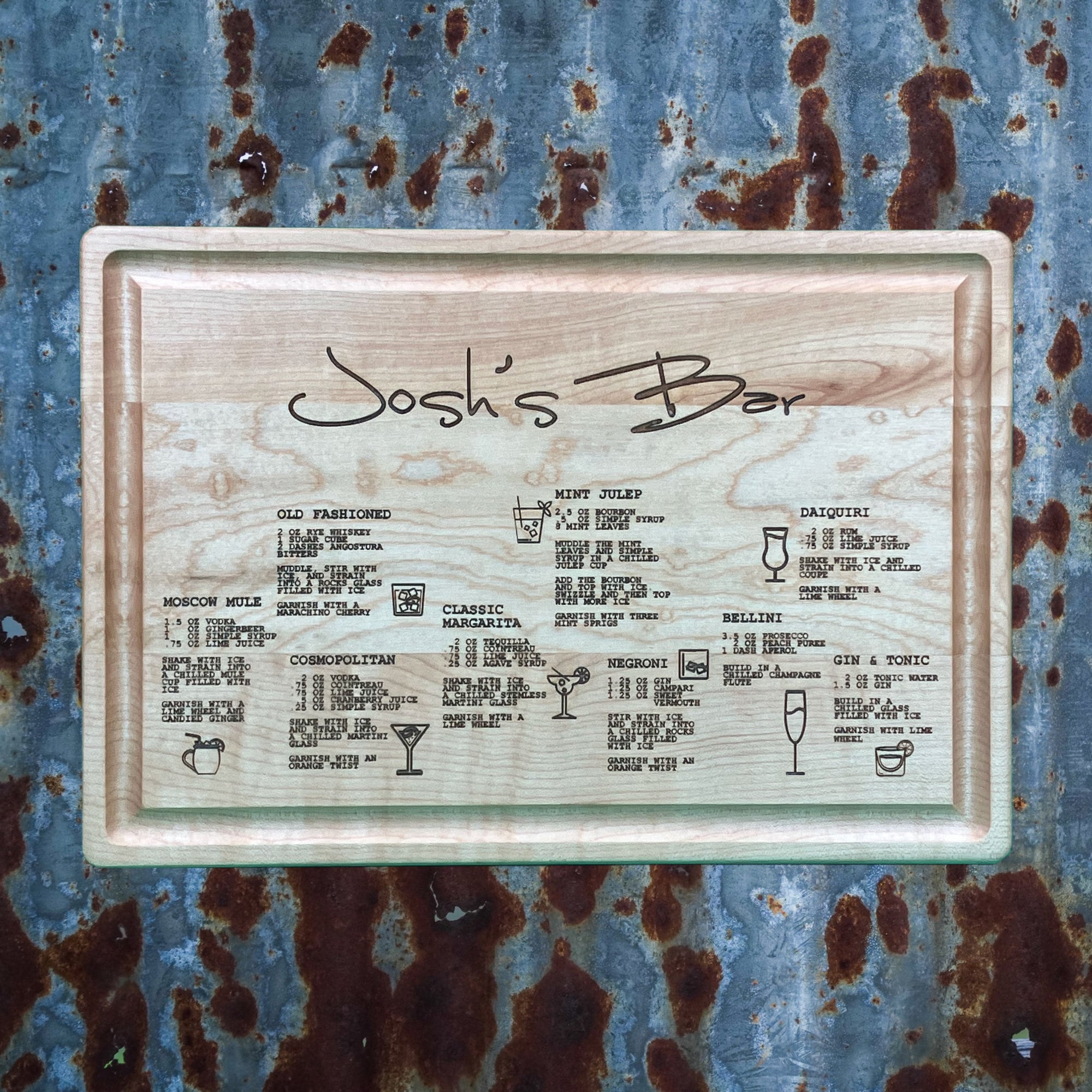 Cocktail Board - Etsy