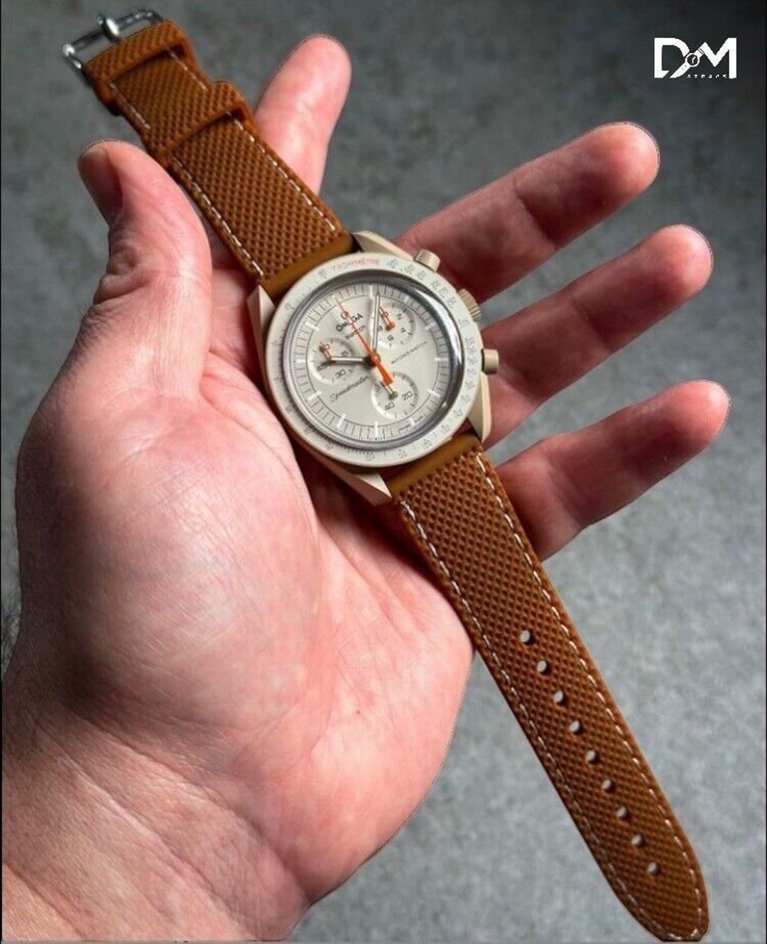 Moonswatch Strap Brown Strap Fits Mission to Jupiter/saturn Moonswatch ...