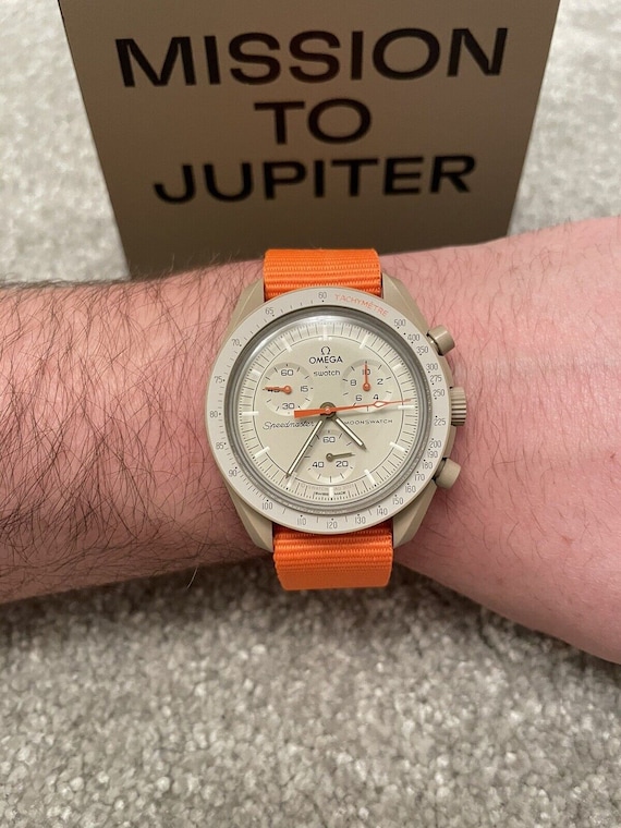 Omega MoonSwatch On Nato Strap Looks Like Genuine Omega, 41% OFF