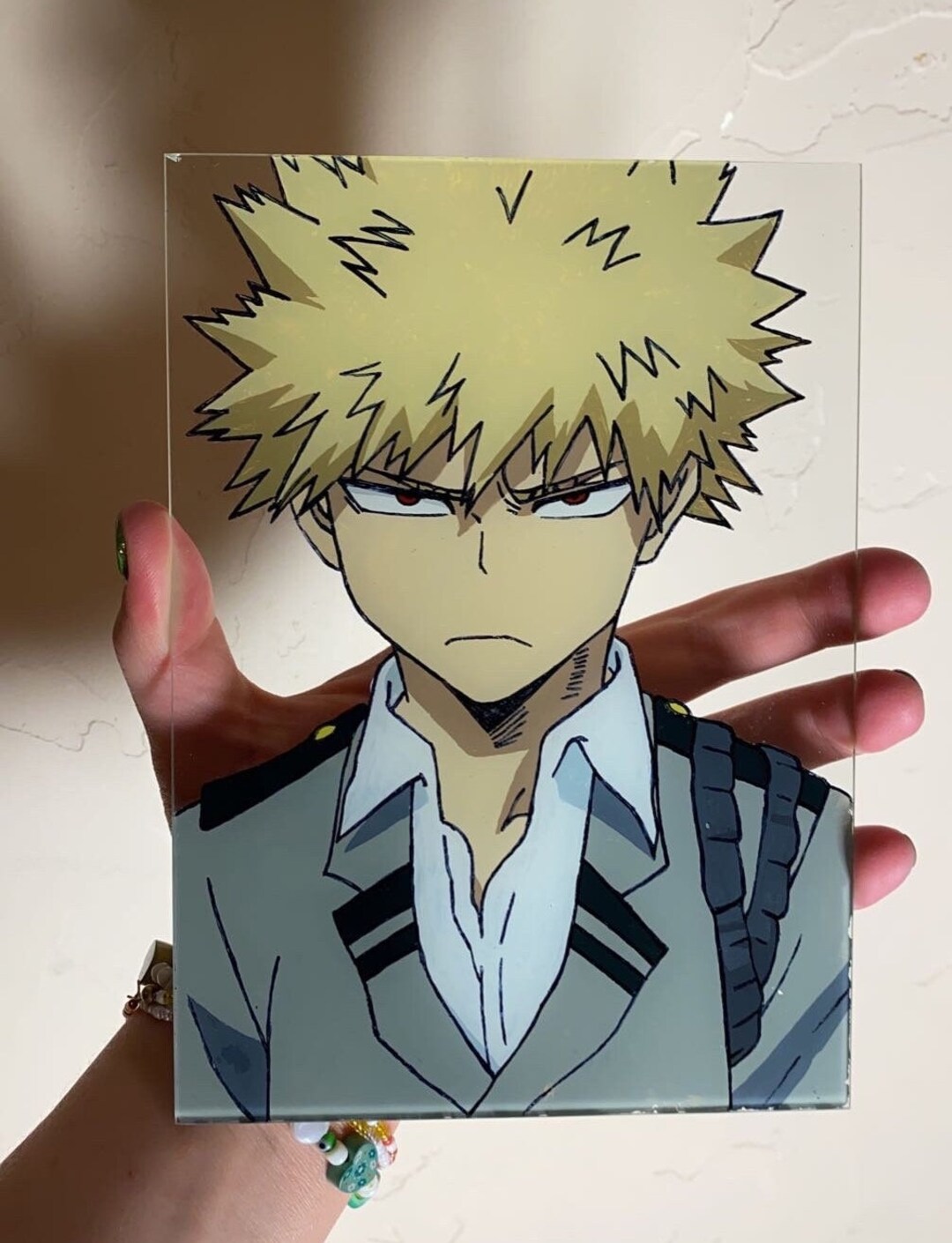 Anime Character Glass Painting - Etsy