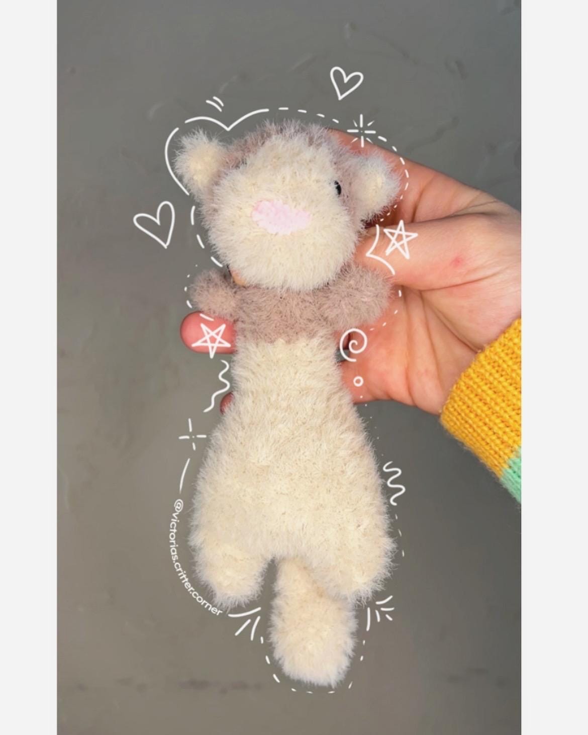 Customizable Crochet Floppy Ferret- Weighted Plush - Etsy