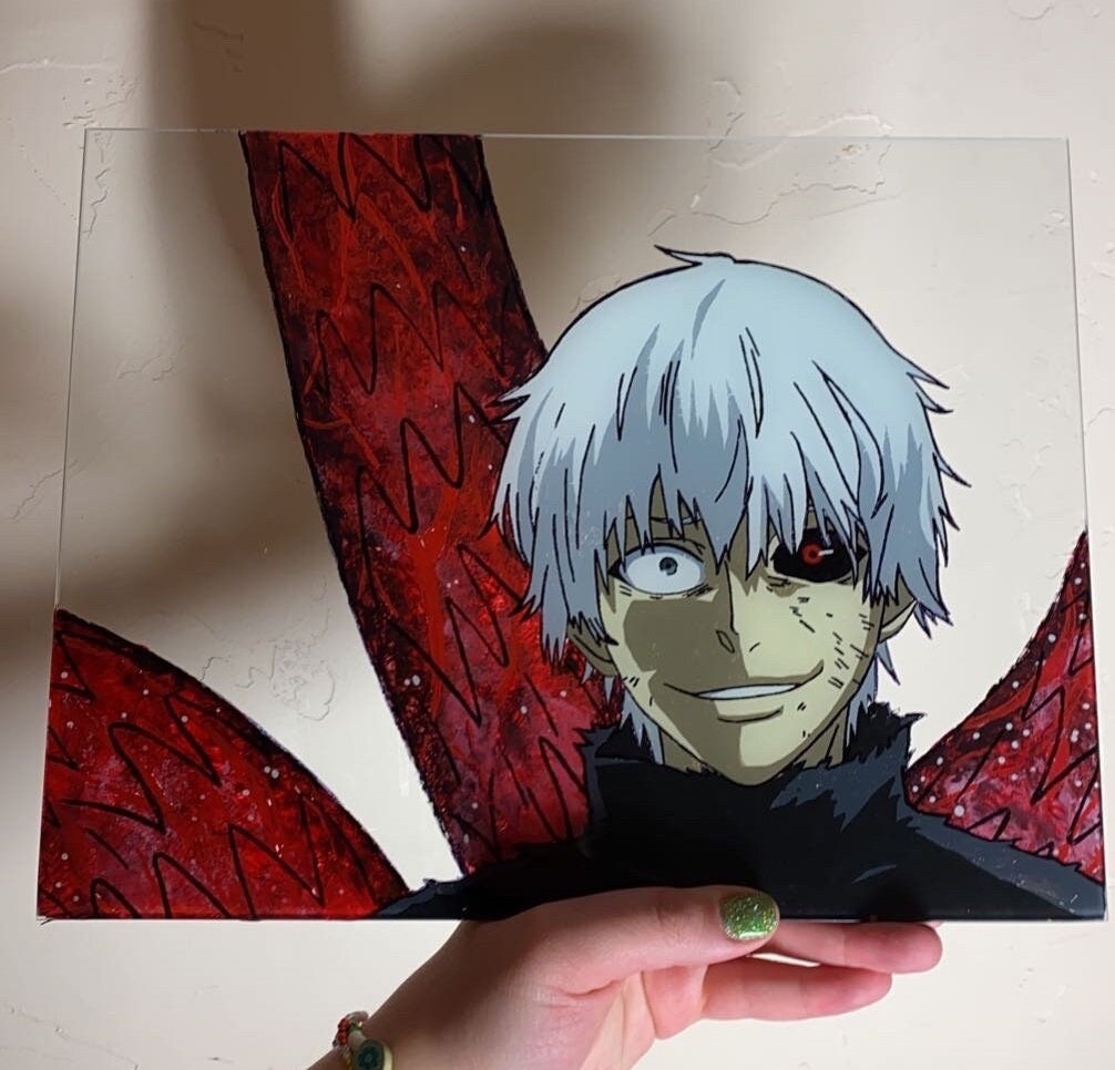 Anime Character Glass Painting - Etsy