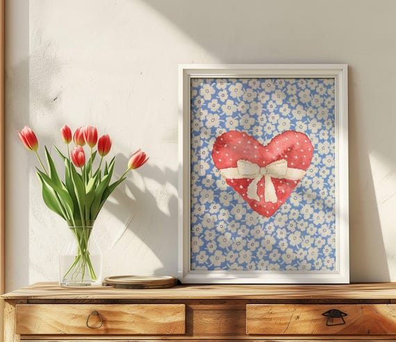 Floral Heart Wall Art