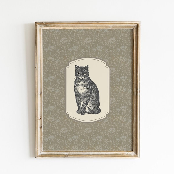 Cat Print - Etsy