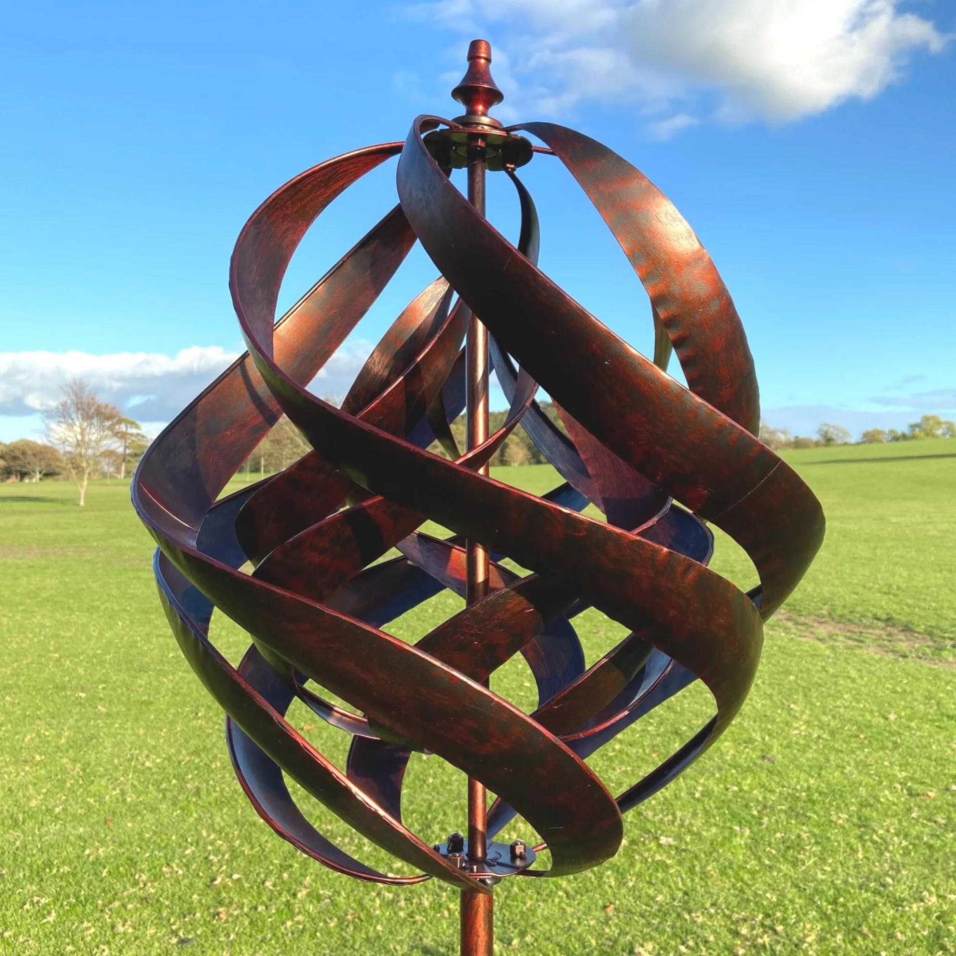 Lunar Orbit Chalily Garden Wind Spinner Kinetic Sculptures Large ...