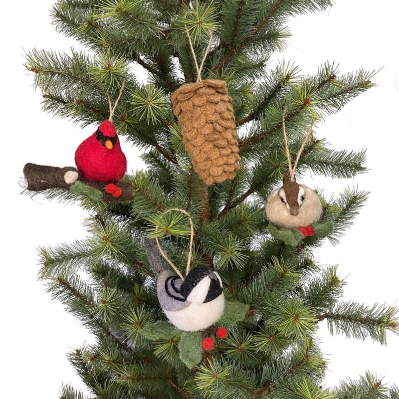 Felt Pinecone Decoration - Etsy