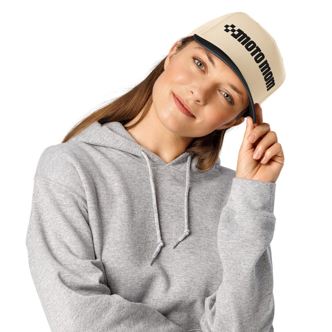 Moto Mom Hat, Motocross Racing Hat, Dirt Bike Mom, Custom Trucker Cap ...