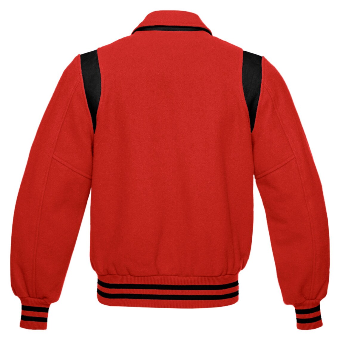 Handmade Personalized Varsity Jacket Mens Royal Blue Wool Body and Wool ...