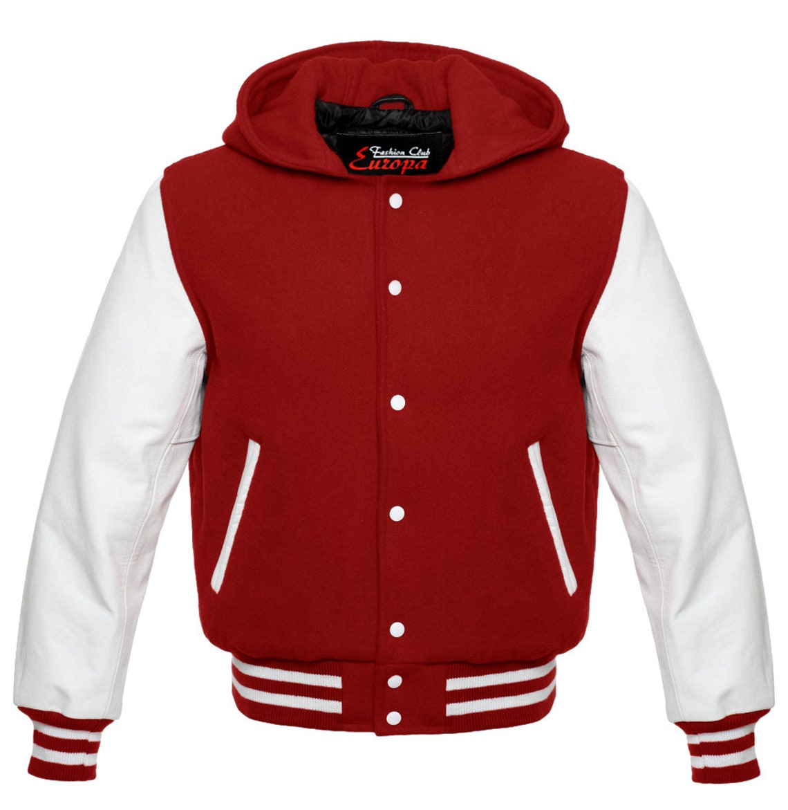 Personalized Men's Letterman Jacket Wool Body and Leather Arms ...