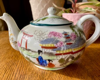 Klimax Hand Painted Japanese Coffee Pot / Teapot - Etsy
