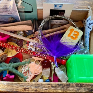 Junk Drawer Lot Crowcore Goblincore Geocache Trinkets Lot 12 Ounces - Etsy