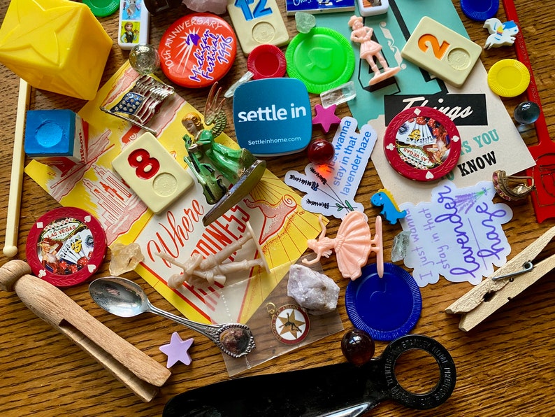 Junk Drawer Lot Crowcore Goblincore Geocache Trinkets Lot 10 Ounces - Etsy