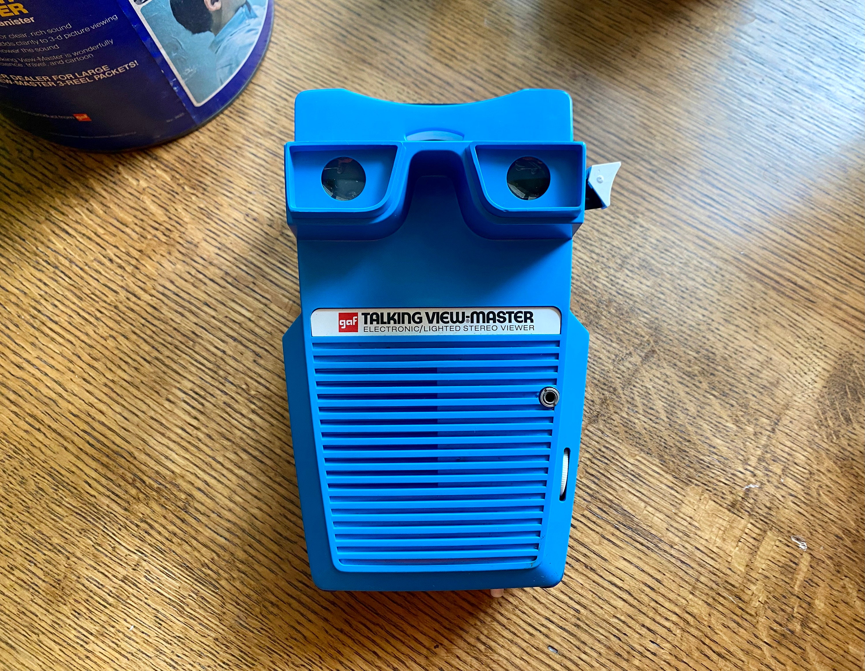 Vintage Blue Talking Viewmaster Not Tested Disney Reel - Etsy