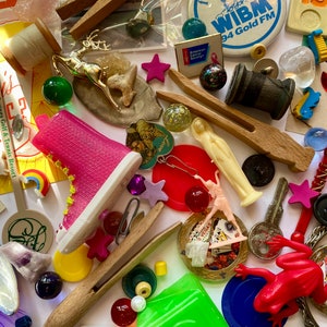 Junk Drawer Lot Crowcore Goblincore Geocache Trinkets Lot 12 Ounces - Etsy