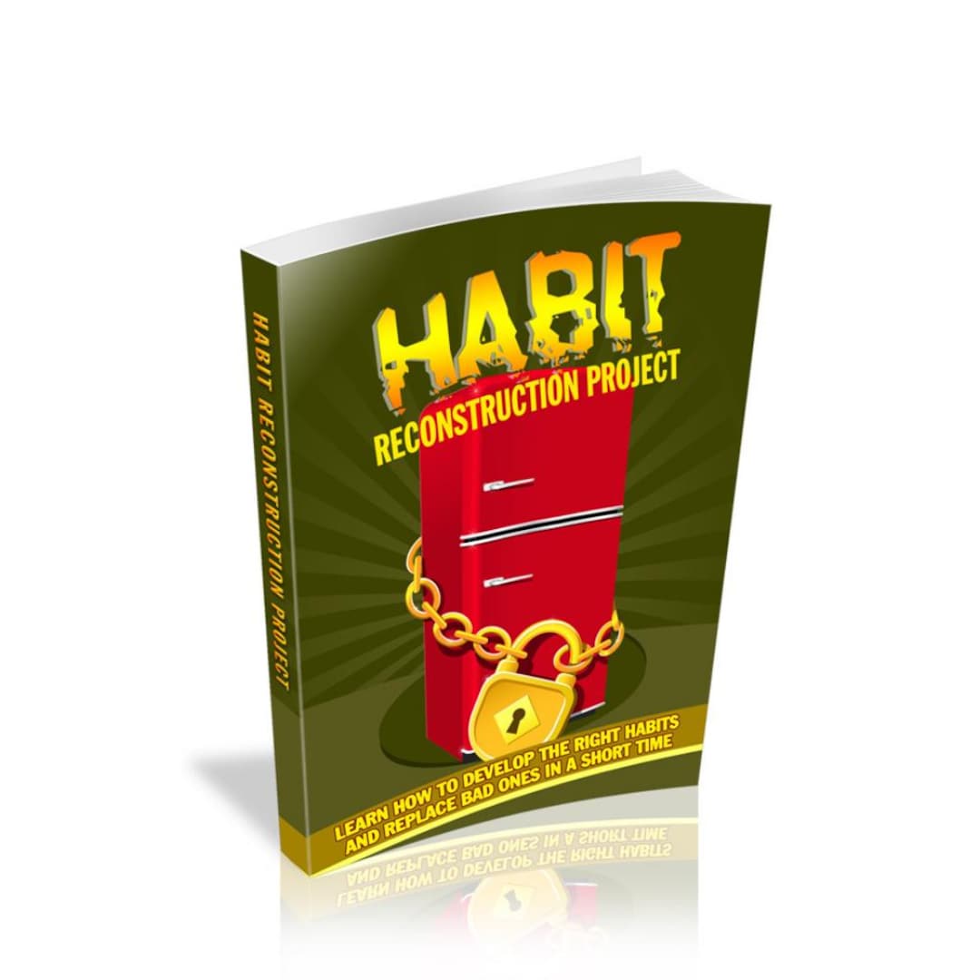 Habit Reconstruction Project E-book - Habit Change Guide - Productivity ...