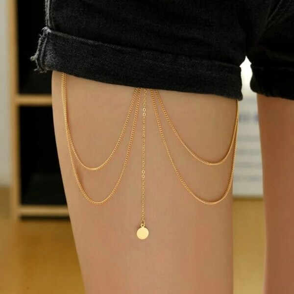 Gold Body Chains - Etsy