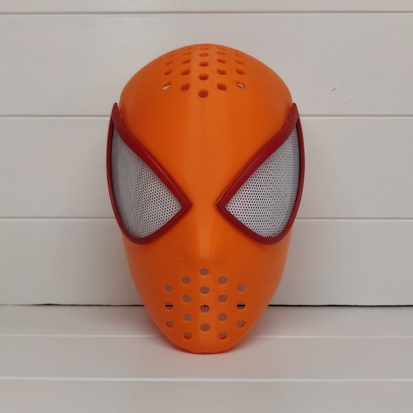 Spiderman Costume Face Shell - Etsy