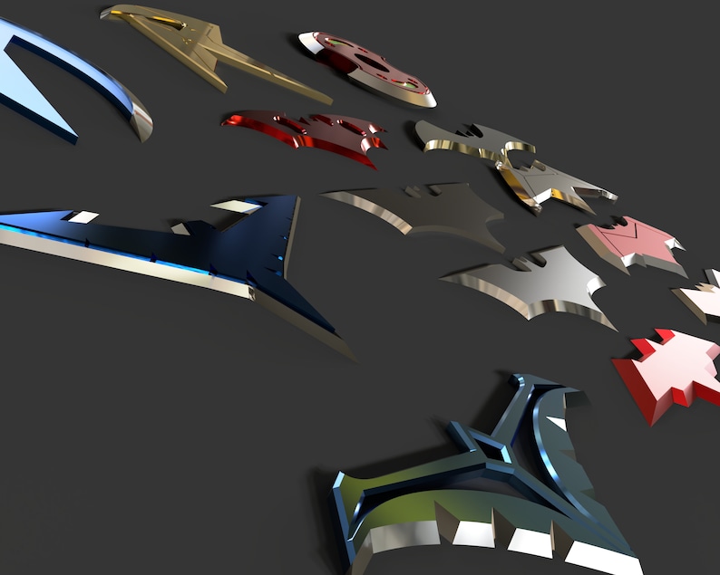 Batarang Stl Pack - 13 Variations - STL 3D Printable Files - Etsy