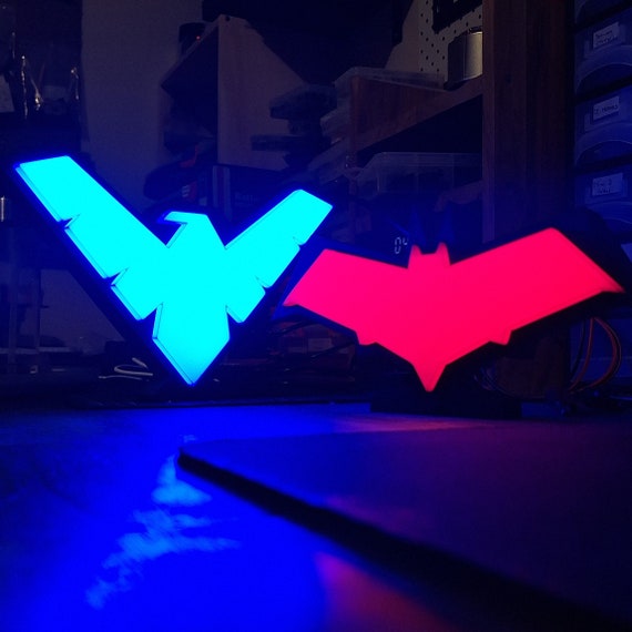 Nightwing Logo Red And Blue