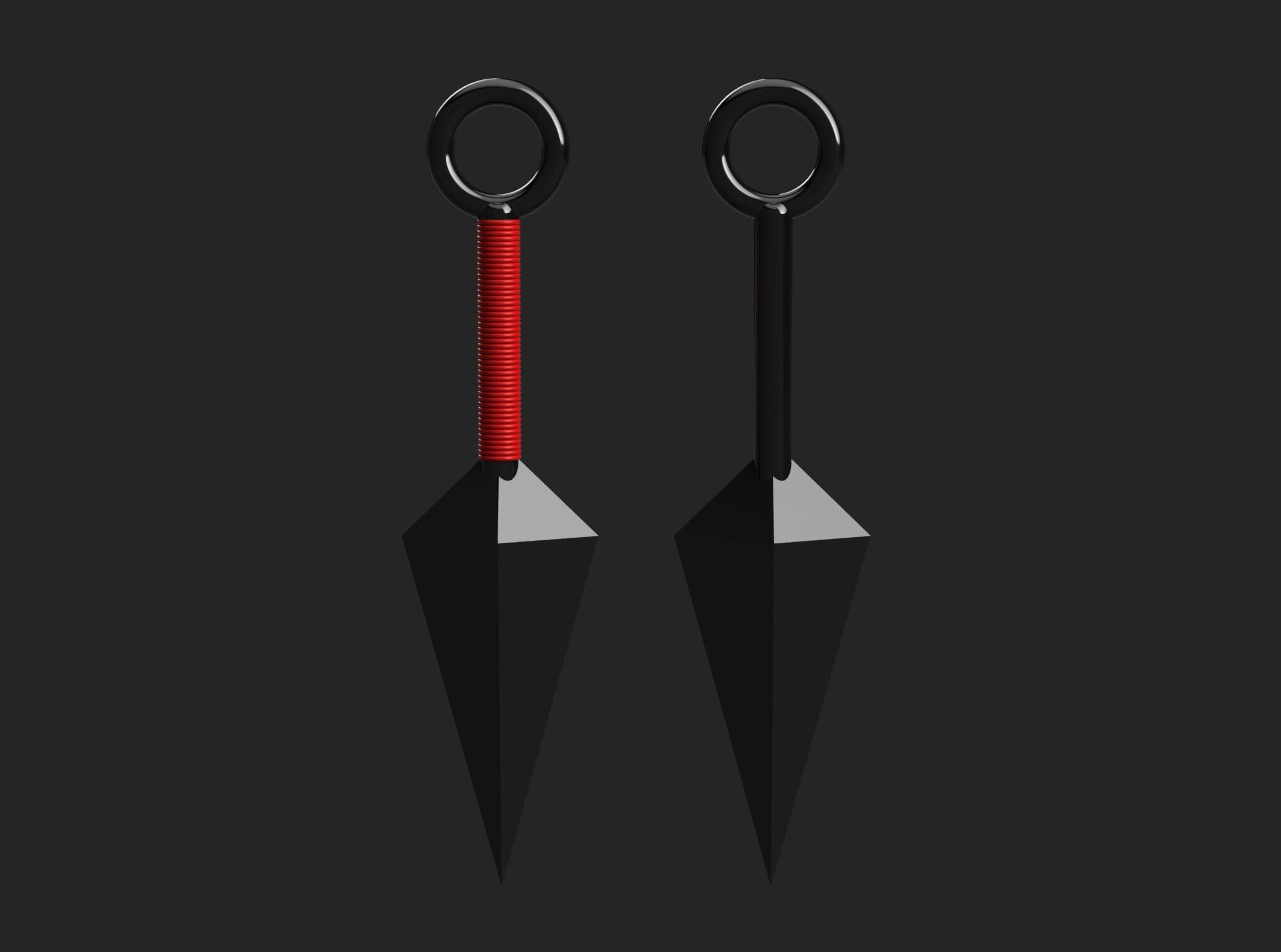 Kunai Knife V1 3d Model 3d Printing Stl Digital Stl File Etsy