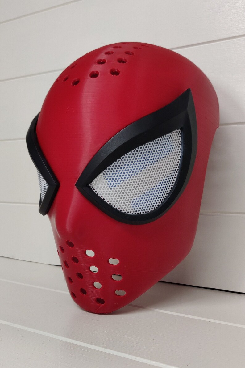 Spider-punk Face Shell Cosplay Mask 3D Print - Etsy