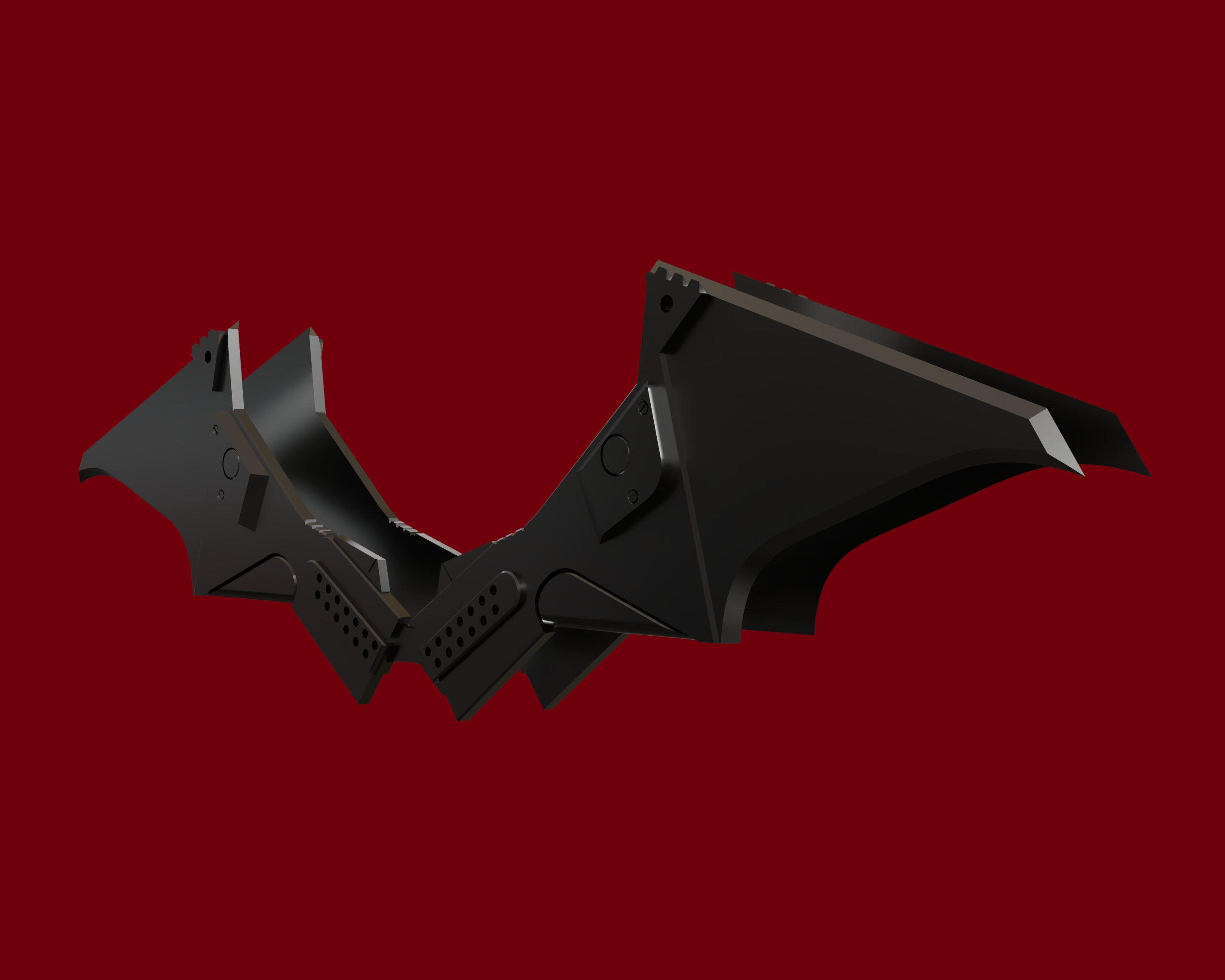2022 Batarang 3D Model Inspired by 2022 Movie Batarang STL Arkham ...