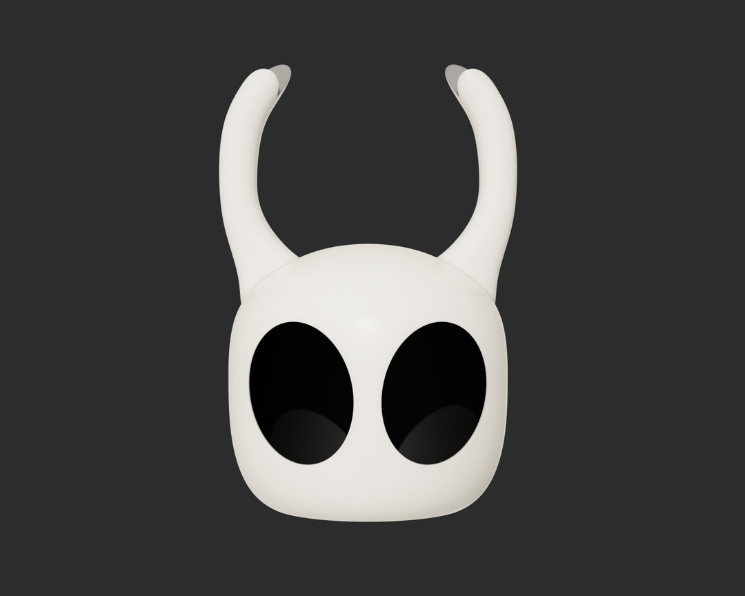 Hollow Knight Cosplay Helmet STL - the Knight STL - Hollow Knight Mask ...