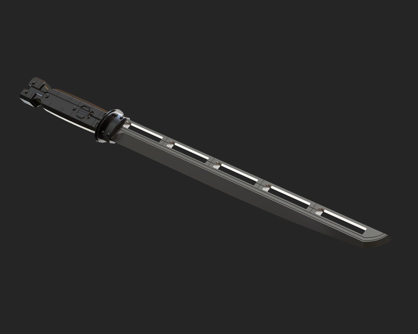 Hawkeye Ronin Sword Stl 3d Model 3d Printing Stl Digital Stl File Etsy