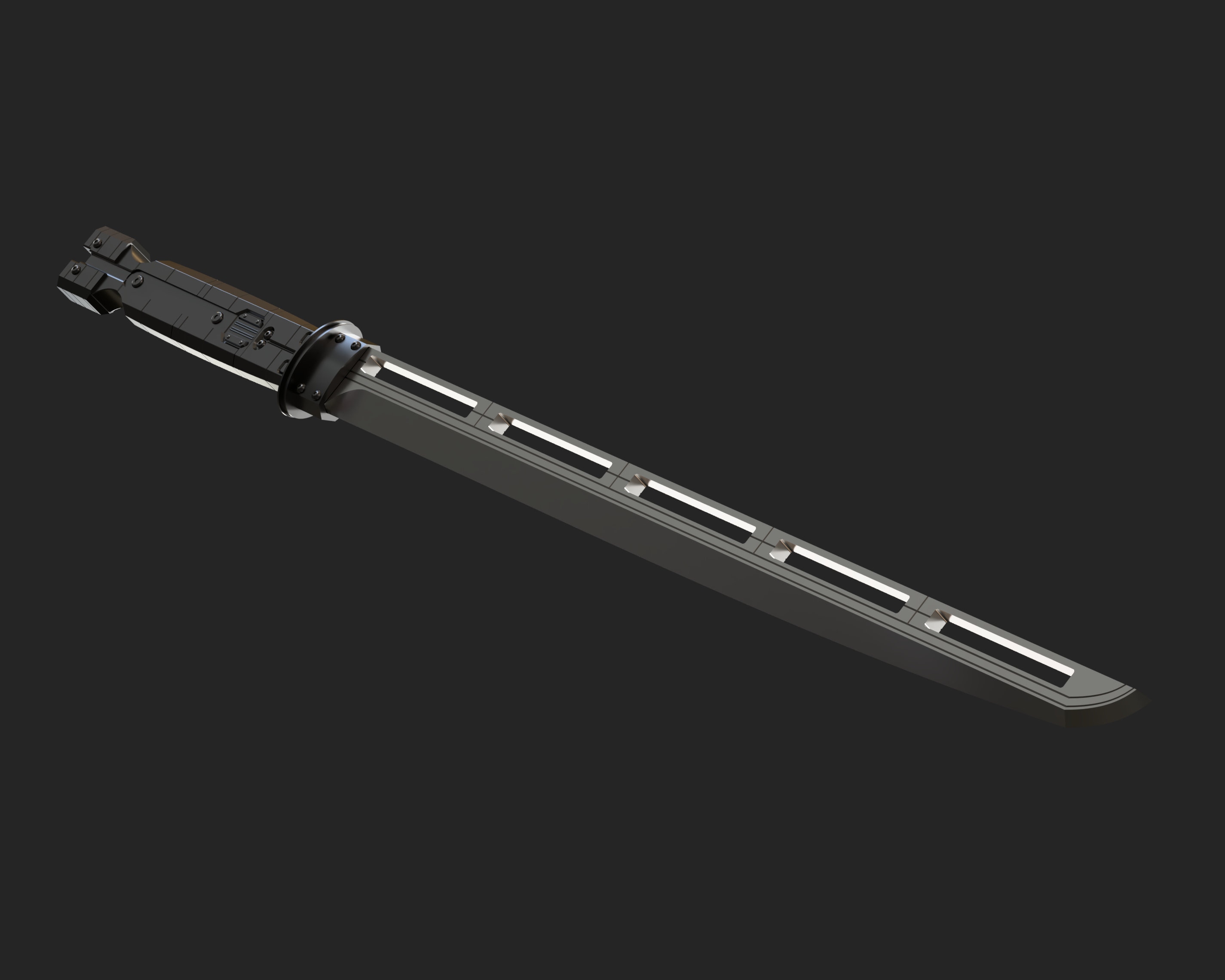 Hawkeye Ronin Sword STL - 3D Model - 3D Printing STL - Digital STL File ...