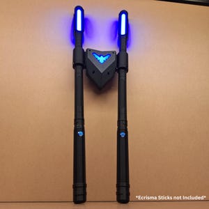 Nightwing Ecrisma Sticks Back Holder - Titans Nightwing - 3D Print - Etsy