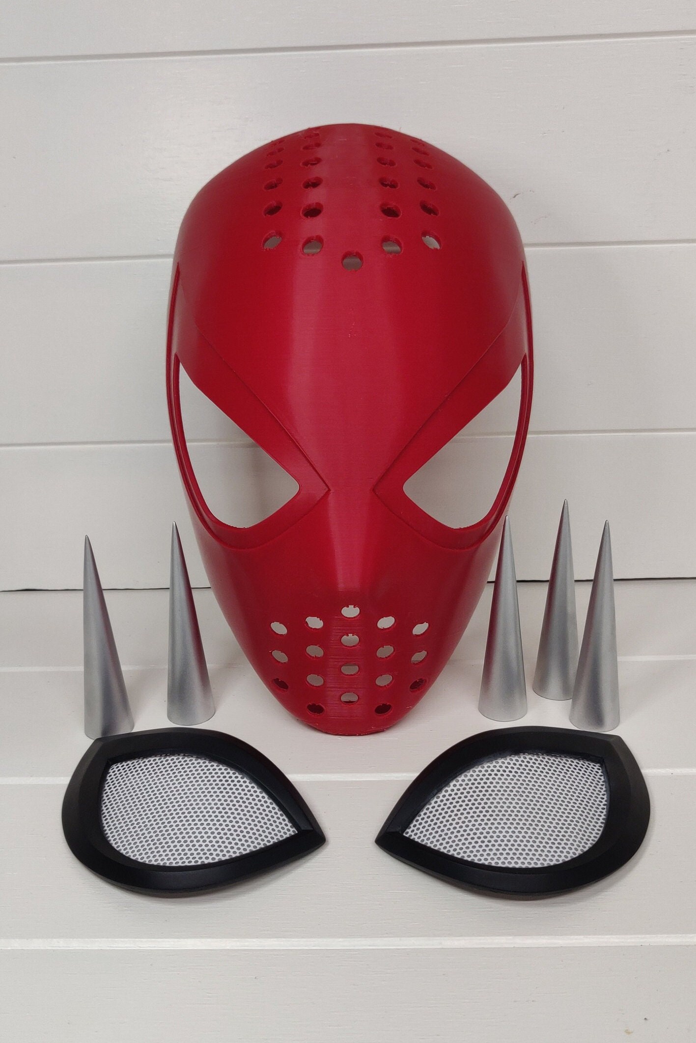Spider-punk Face Shell Cosplay Mask 3D Print - Etsy