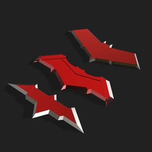 Red Hood Batarangs 3D Model 3D Printing STL - Etsy
