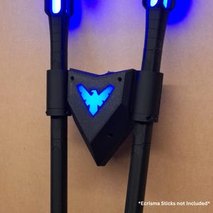 Nightwing Ecrisma Sticks Back Holder - Titans Nightwing - 3D Print - Etsy