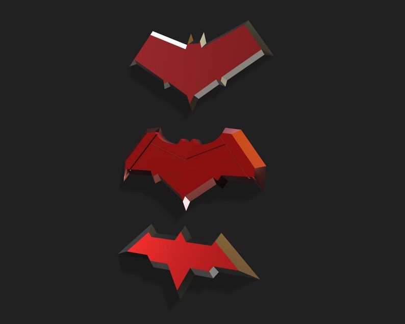 Red Hood Batarangs 3D Model 3D Printing STL - Etsy