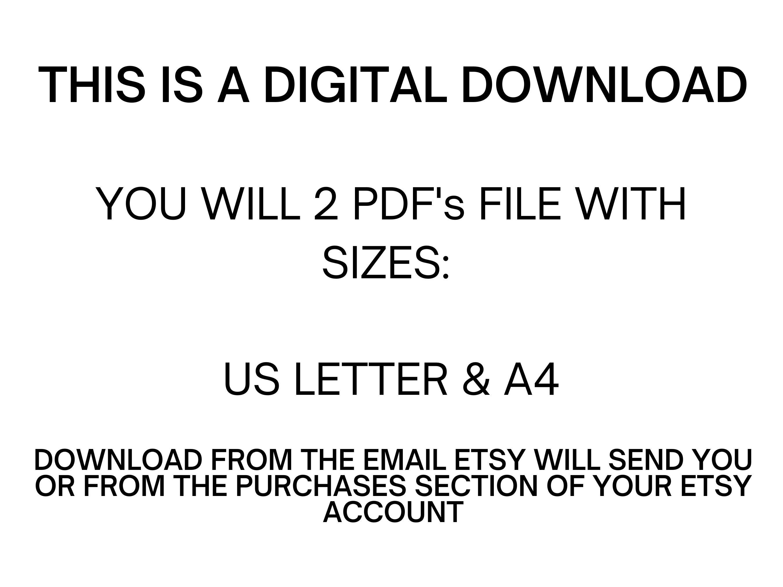 Body Measurement Tracker Printable Instant Download Pdf Tracker Etsy 8081
