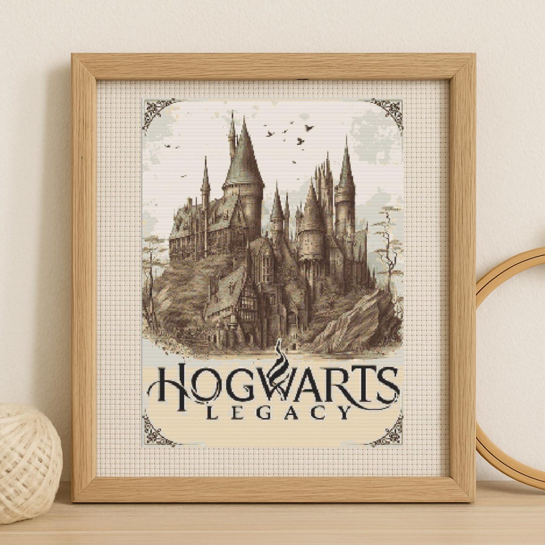 Hogwarts Cross Stitch Pattern PDF | Harry Potter Cross Stitch | Instant ...