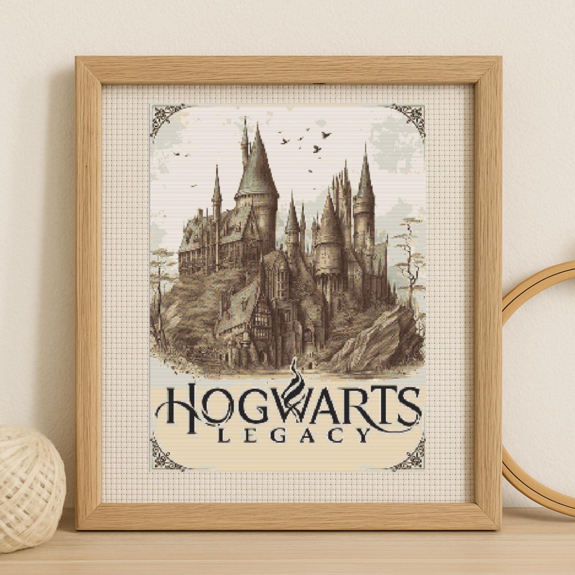 Hogwarts Cross Stitch Pattern PDF | Harry Potter Cross Stitch | Instant ...