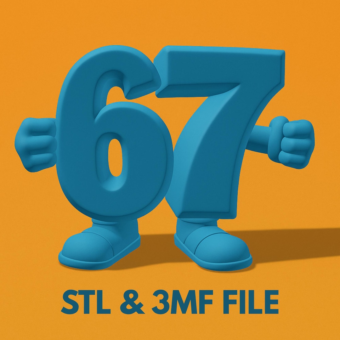 67 Brain Rot Figurine Stl File 3mf File 3d Printable | Meme Figurine ...
