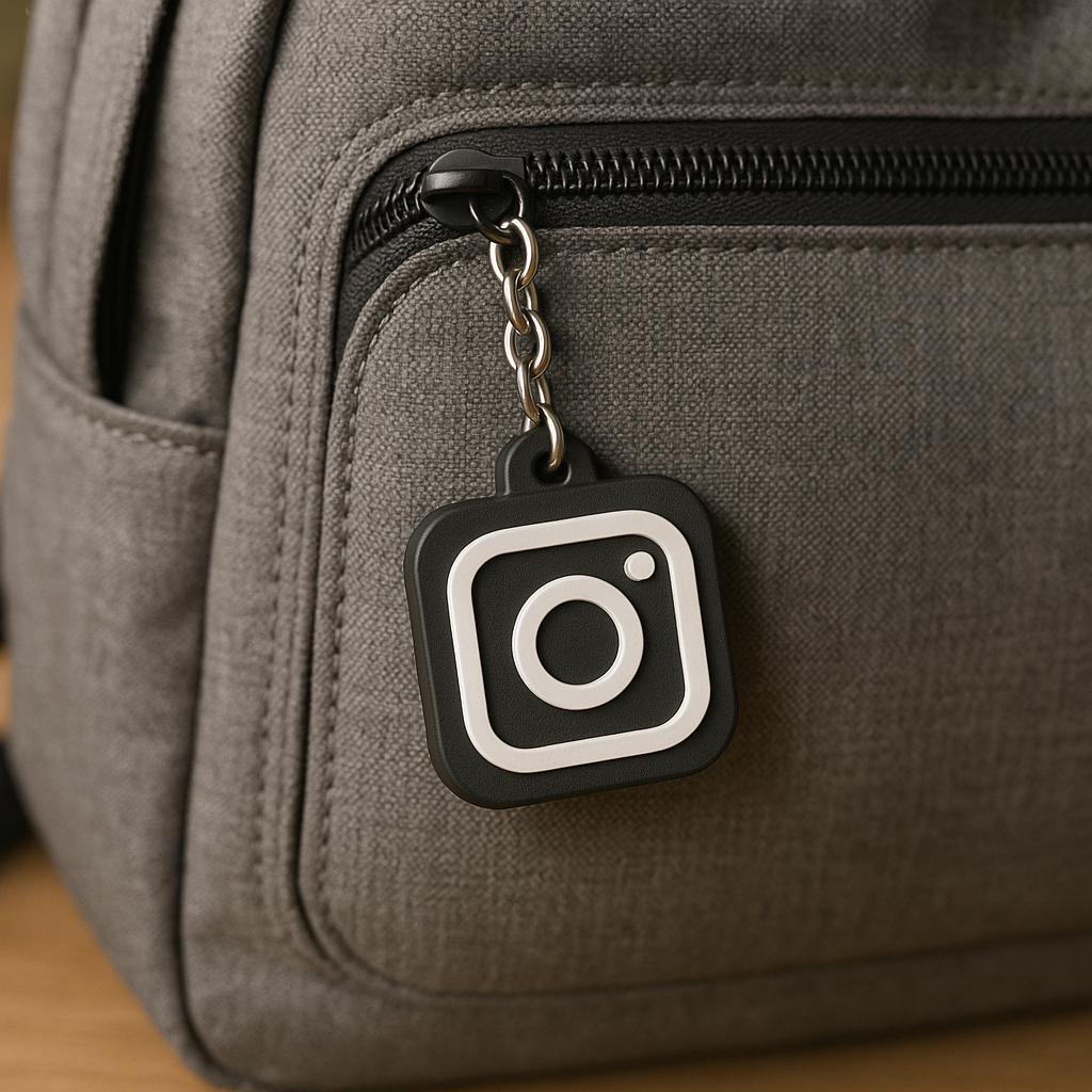Instagram Logo Keychain STL File: 3D Printed Keyring (3MF) - Etsy