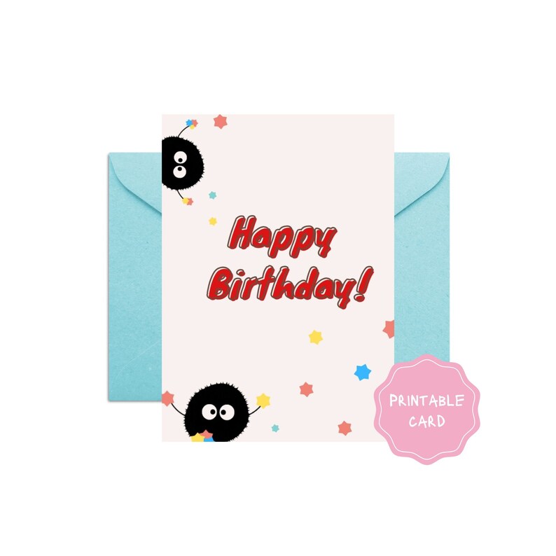 Soots Sprites Susuwatari Spirited Away Studio Ghibli Instant Download ...