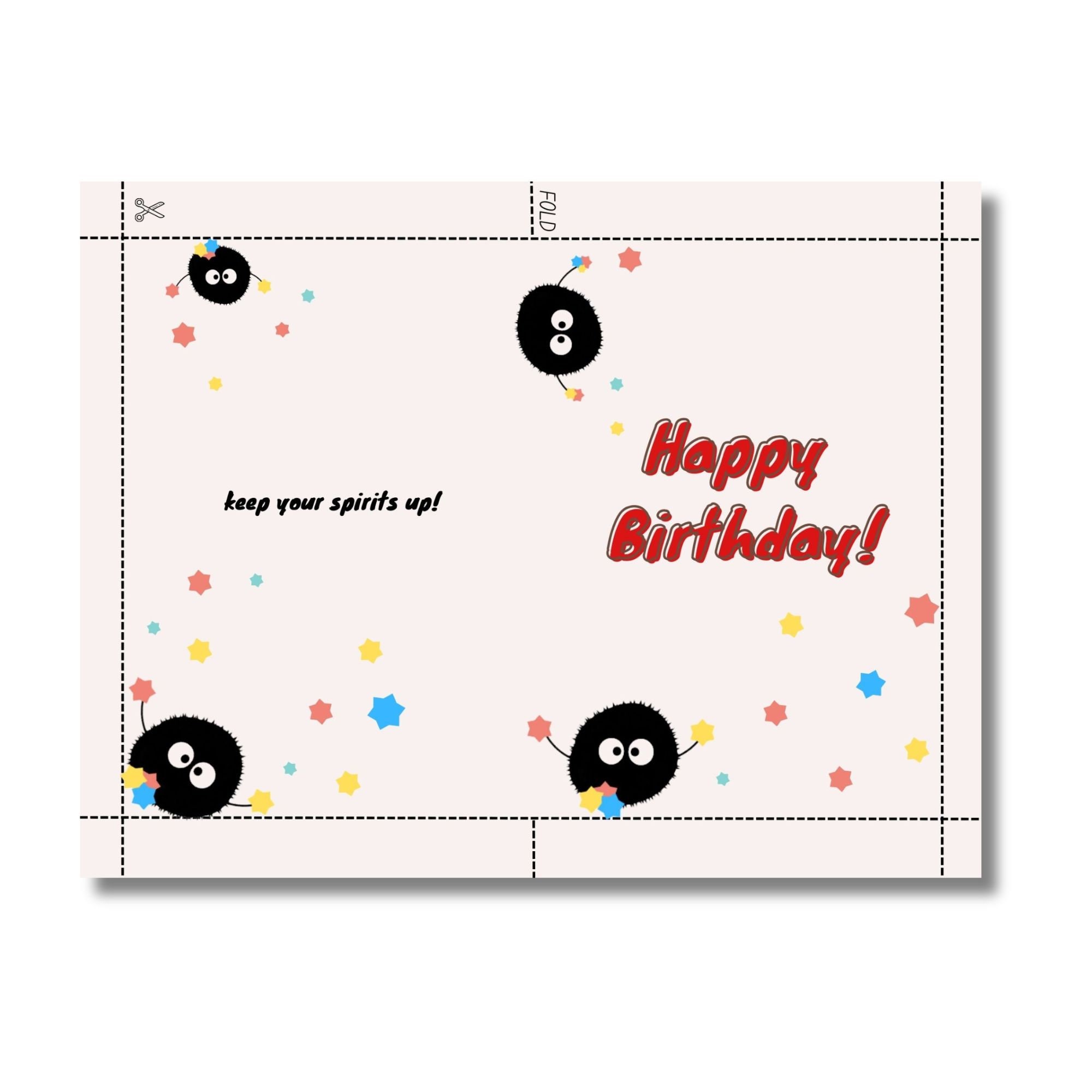 Soots Sprites Susuwatari Spirited Away Studio Ghibli Instant Download ...