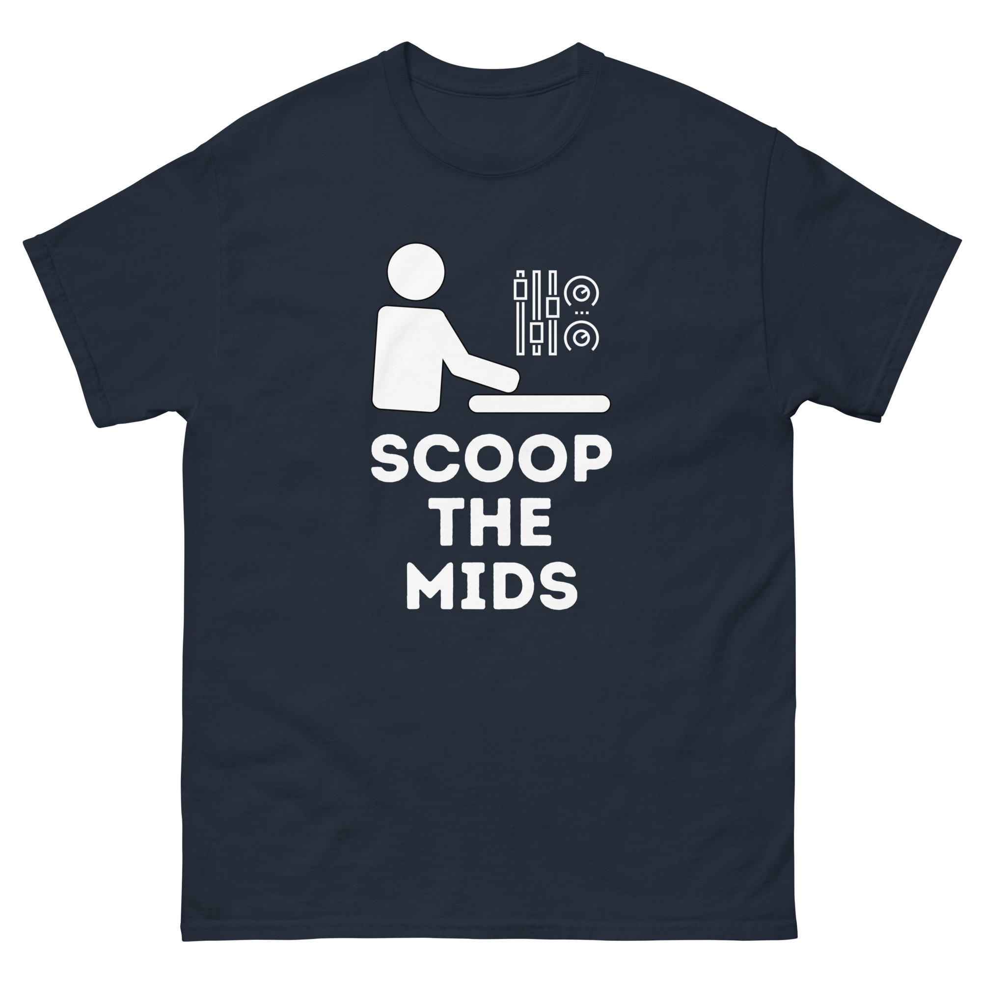Scoop the Mids Audio Engineer Mixer Master Recorder Gift Shirt Men's ...