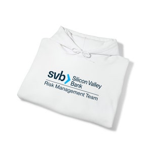 Silicon Valley Bank SVB Risk Managemen Team Unisex Heavy Blend Hooded ...