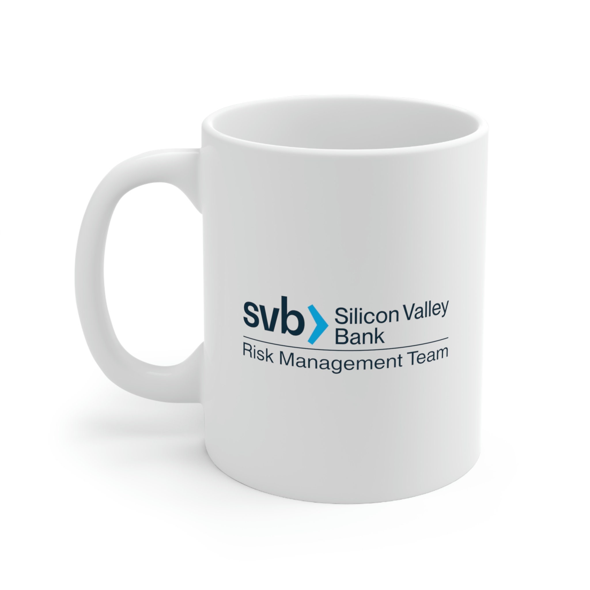 Silicon Valley Bank Mug Brand Meme Logo SVB Risk Management Mug Finance ...