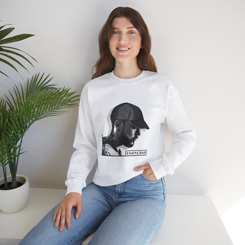 Custom Art Eminem Inspired Design Sweatshirt - Etsy