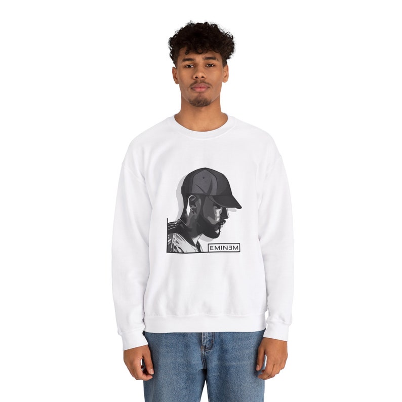 Custom Art Eminem Inspired Design Sweatshirt - Etsy