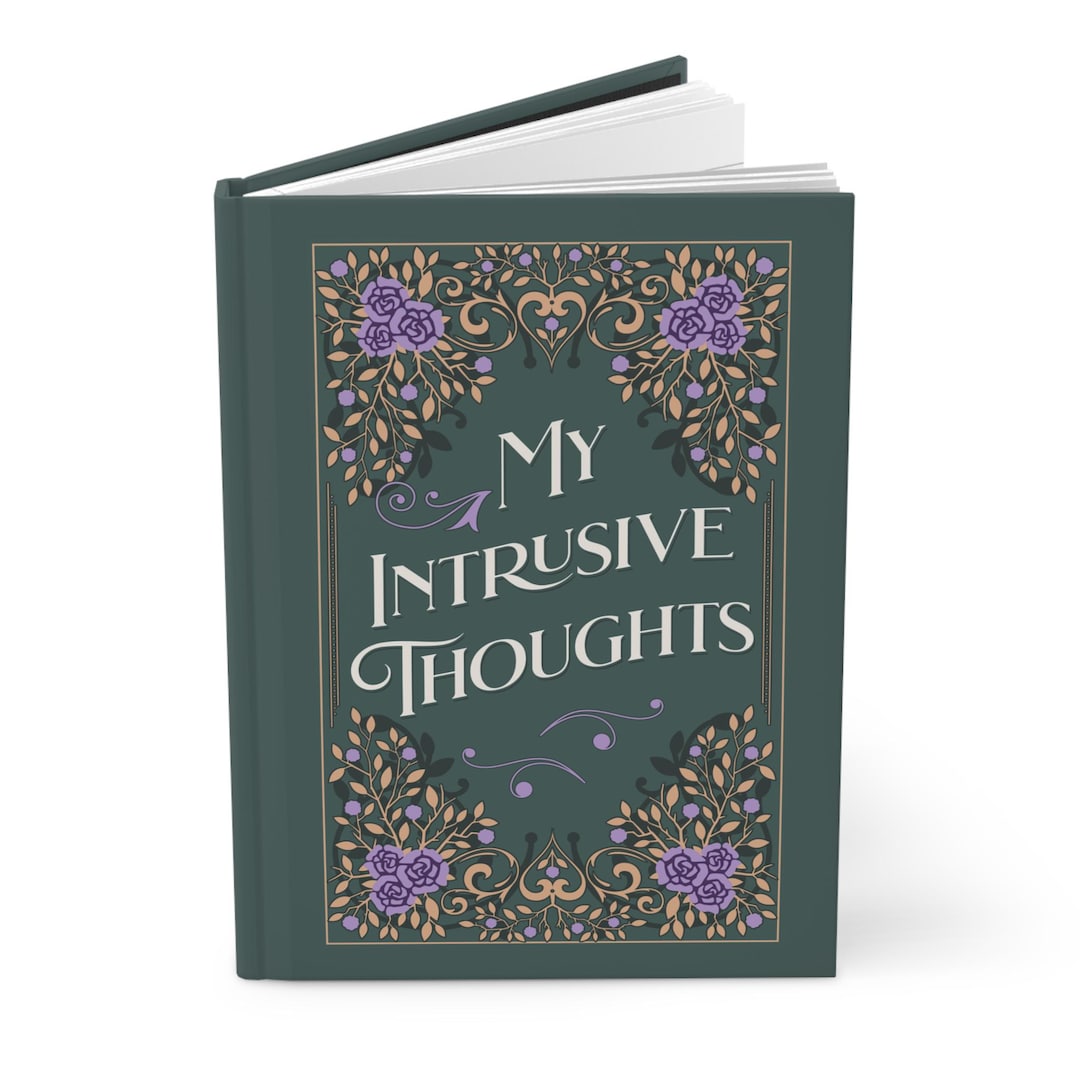 My Intrusive Thoughts Journal, Funny Mental Health Gift for Her ...