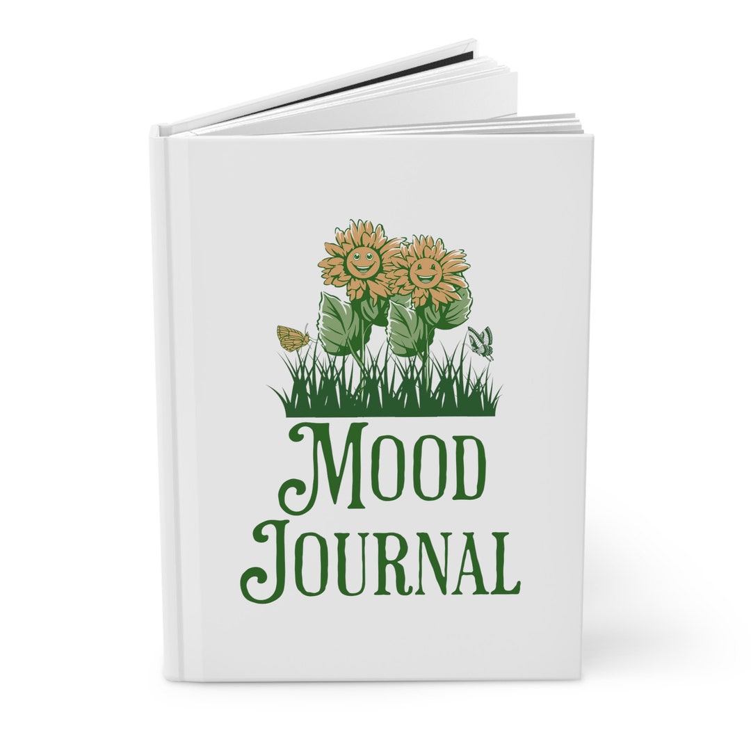 Mood Journal, Blank Mood Tracking Notebook, Hardcover Journal, Matte ...