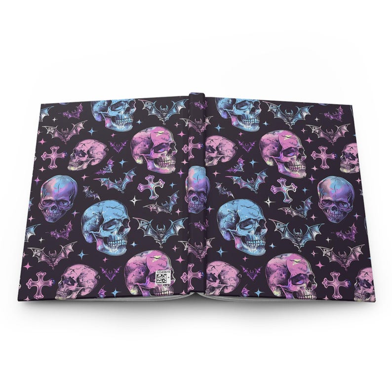 Pastel Goth Skulls Journal, Gothic Fairycore Whimsigoth Gift Idea ...