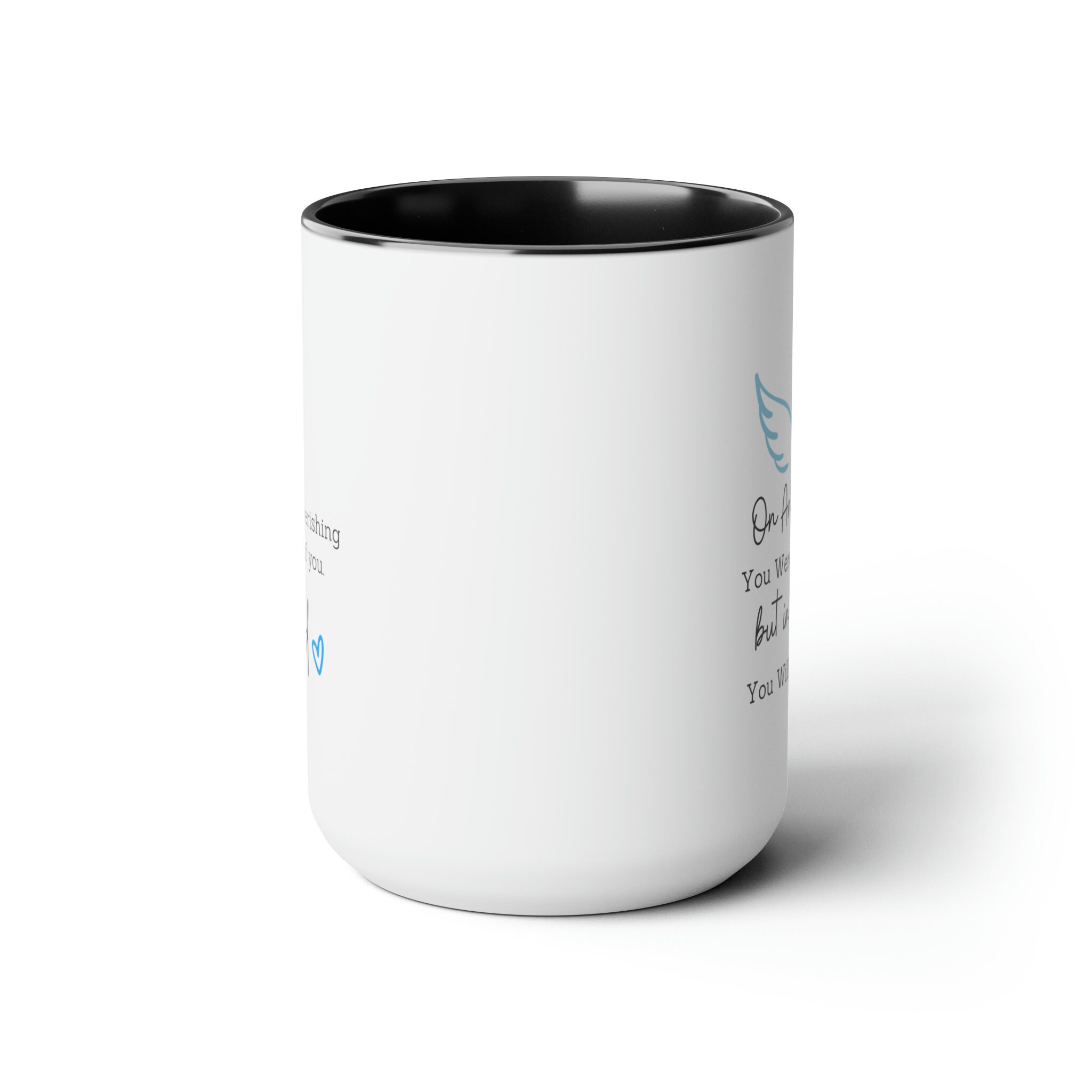 Dad Memorial Mug, in Memory Sympathy Gift, Loss of Dad, Two-tone ...